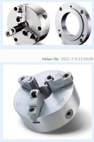 China Three-Jaw Chuck with Flange Disk 160mm Diameter for Precision Lathe Workholding for sale