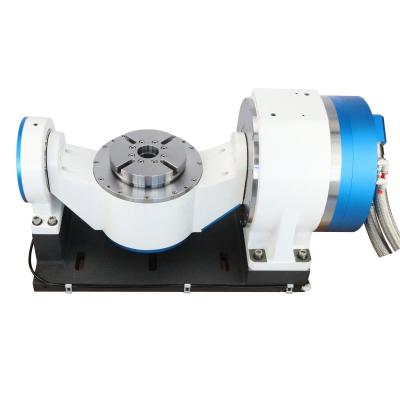 China Direct Drive 5 Axis CNC Rotary Table 200mm Diameter 300rpm High Torque for sale