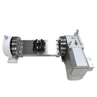 China 4 Axis CNC Rotary Table D-255 High Precision 200mm Dual-Lead Worm Gear for sale