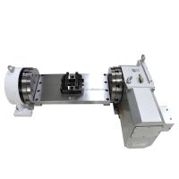 China CNC Rotary Table D-255 4 Axis Horizontal Vertical Precision 255mm Dual Lead Worm Gear for sale