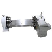 China 4 Axis CNC Rotary Table D-255 255mm Precision Dual-Lead Worm Drive for sale