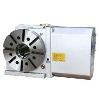 China 4 Axis CNC Rotary Table D-255 255mm Precision Dual-Lead Worm Drive for sale