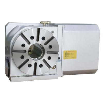 China 4 Axis CNC Rotary Table D-255 for Milling Machine Precision Dual-Lead Worm Drive for sale