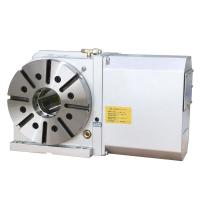 China 4 Axis CNC Rotary Table D-255 for Milling Machine Precision Dual-Lead Worm Drive for sale