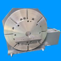 China 4 Axis CNC Rotary Table NC-800 Horizontal Vertical Precision Worm Gear 100:1 Ratio for sale