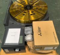 China 4 Axis CNC Rotary Table NC-800 Worm Gear 100:1 Ratio Precision Horizontal Vertical for sale