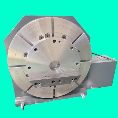 China Precision 4 Axis CNC Rotary Table NC-800 Worm Gear 100:1 Ratio for Machine Tools for sale