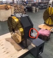 China CNC Rotary Table NC-800 Heavy Cutting Horizontal Vertical Precision 4 Axis Worm Gear 100:1 for sale