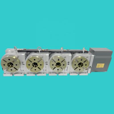China Multi-Head Worm Gear 5 Axis CNC Rotary Table Manufacturer for sale