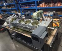 China Multi-Head 2 Axis CNC Rotary Table with Motor 2.6x Longer Lifespan for sale