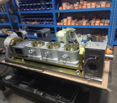 China Multi-head Series Hydraulic Brake 5 Axis CNC Tilting Rotary Table for VMC Machining Center for sale