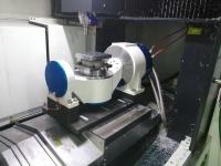 China Direct Drive 5 Axis CNC Rotary Table DDRC-125 125mm with DWO TCPC for sale