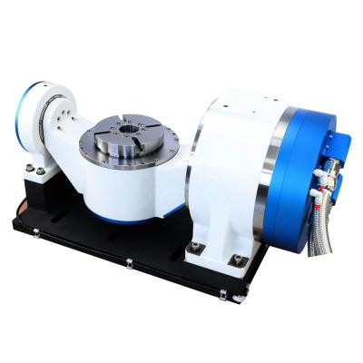 China Direct Drive 5 Axis CNC Rotary Table DDRC-125 with DWO TCPC 120mm for sale