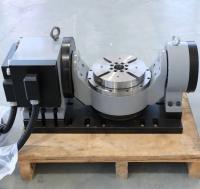 China Customized CNC 5 Axis Rotary Table Direct Drive High Precision ±5 sec Accuracy for sale