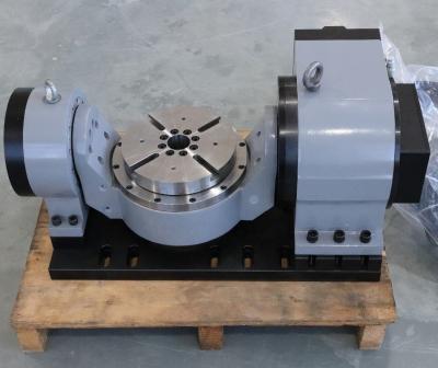 China High Rigidity CNC 5th Axis Rotary Table Direct Drive ±5 Arcsec Accuracy for sale