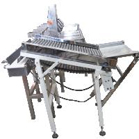 China Food Weight Sorting Machine JZW-500g-3D Belt Type Chicken Wing Processing Line Equipment for sale