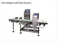 China Belt Conveyor Metal Detector Checkweigher Combined System JZ-W1200g 10-1200g 210 Bags Per Minute for sale