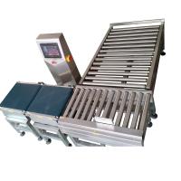 China Sanitary Food Grade Belt Conveyor Checkweigher JZ-W25kg 25kg Capacity 500 Bags/min for sale