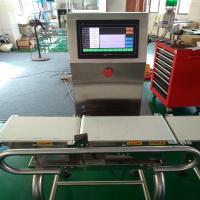 China Decisive 0.1g High Accuracy Automatic Conveyor Belt Checkweigher Flapper Rejector System JZ-W1200g for sale