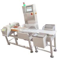 China Industrial Conveyor Belt Metal Detector Checkweigher Machine 1200g 210 Bags Per Minute for sale