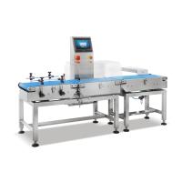 China Industrial Belt Conveyor Checkweigher 300g Capacity with Pusher Rejector JZ-W300g for sale