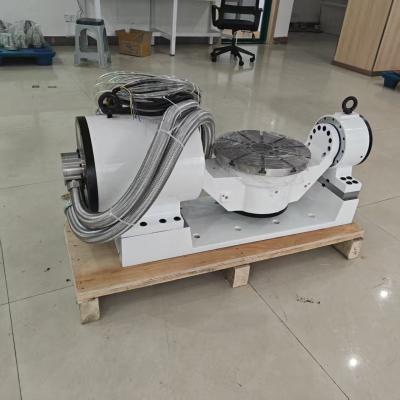 China JuZhuo DDRT-200-300 5th Axis Direct Drive Rotary Table 200mm 40kg Load for sale