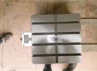 China Manual Drive 6000 Kg Pneumatic Indexing Rotary Table with ±2 Sec 72 Div Hirth Coupling for sale