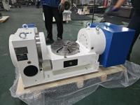 China 360 Degree Rotation Worm Gear Rotary Table H7 Tolerance Precision Servo Motor Drive for sale