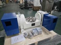 China 5 Axis CNC Double Lead Worm Gear Table Servo Motor Drive Hardened Steel Precision for sale
