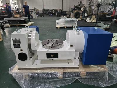 China 360 Degree Rotation Worm Gear Rotary Table H7 Tolerance Precision Servo Motor Drive for sale
