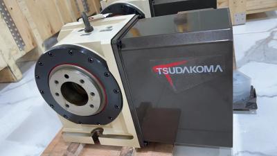 China RWE/RWA-200 CNC Rotary Table with 20 arcsec Indexing Accuracy φ120 mm Spindle Bore and 800 N*m Clamping Torque for sale