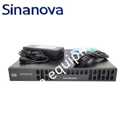 China Cisco ISR4221 K9 Integrated Service Router - 200 Mbps Throughput, 4 GB DDR3 Memory, 1 RU Rack Mount for sale