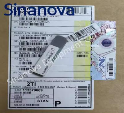 China Cisco Catalyst C9200-48P-A 48 Port PoE+ Enterprise Switch 740W Original New for sale