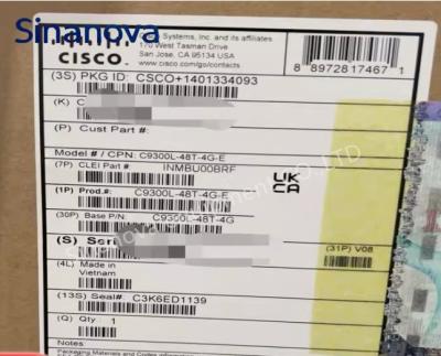 China Cisco Catalyst C9300L-48T-4G-E 48-Port Layer 3 Switch with 4x1G SFP Uplinks and 176 Gbps Capacity for sale