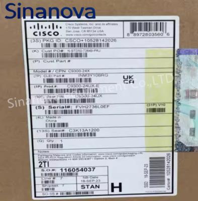 China Cisco Catalyst C9300-24UX-E 24 Port mGig PoE+ Switch StackWise-480 for sale
