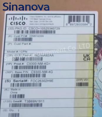 China Cisco C9300-NM-4G 4-Port 1G SFP Network Module for Catalyst 9300 Series Switches for sale