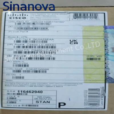China Cisco C9400-LC-48XS 48 Port 10G SFP+ Fiber Aggregation Line Card for Catalyst 9400 for sale