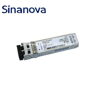 China Cisco GLC-FE-100FX 100Mbps SFP Module LC Connector 2km Multimode Fiber for sale