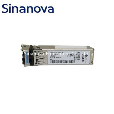 China Cisco GLC-FE-100LX 100BASE-LX SFP Transceiver 10km SMF LC 1310nm for sale