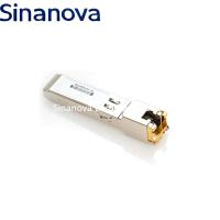 China 10G SFP+ Copper Transceiver RJ45 30m Cat6a Cat7 10GBASE-T Hot Pluggable Module for sale