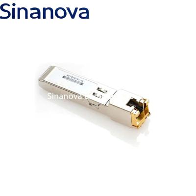 China 10G SFP+ Copper Transceiver RJ45 30m Cat6a Cat7 10GBASE-T Hot Pluggable Module for sale