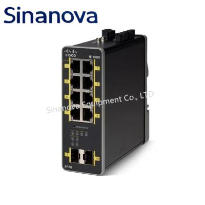 China Cisco IE-1000-8P2S-LM Managed Industrial Switch 8 PoE Ports 2 SFP Uplinks 20 Gbps for sale