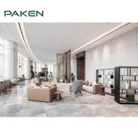 China Custom 5-Star Hotel Lobby Furniture Set with 2200mm Headboard and 2100mm Bed Frame - Luxury Living Room Collection for sale