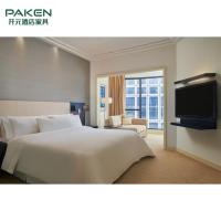 China PU Leather Upholstery Hotel Bedroom Furniture Set with 1800x2000mm Bed Base and 3-Year Warranty for sale
