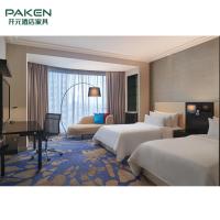 China PU Leather Upholstery Hotel Bedroom Furniture Set with 1800x2000mm Bed Base and 3-Year Warranty for sale
