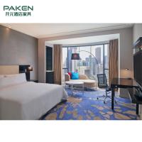 China PU Leather Upholstery Hotel Bedroom Furniture Set with 1800x2000mm Bed Base and 3-Year Warranty for sale