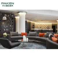 China European Style PU Leather Lobby Furniture Set with 65,000 SQM Factory and 3-Year Warranty for sale