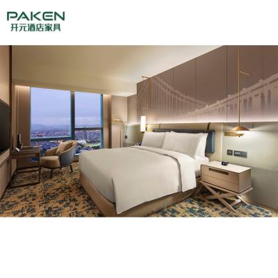 China PU Leather Upholstery Matt Finish Resort Bedroom Set - 2000×2000×300mm Bed Base with E1 Grade Materials for sale
