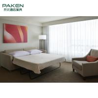 China Transformable Wooden Frame Hotel Sofa Bed Suite - Custom 1/2/3 Seater Options with E1 Grade Plywood & 45kg/M³ Foam for sale