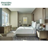 China Custom Hotel Bedroom Furniture Set with 1800×2000mm Bed Base and 2000×2200mm Wardrobe - E1 Grade Materials for sale